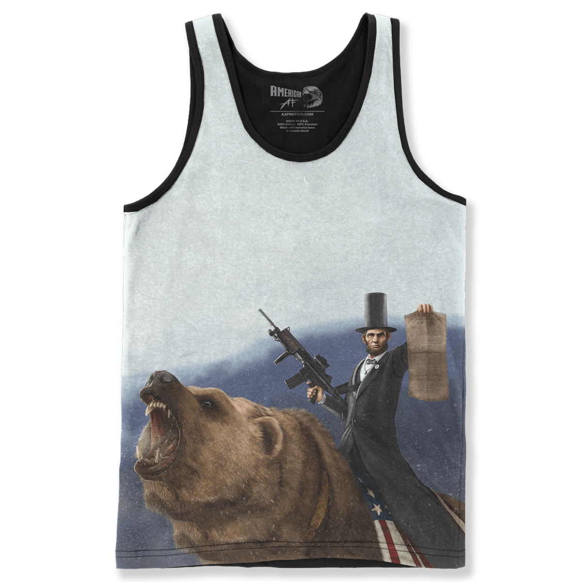 Abraham Lincoln Riding A Bear